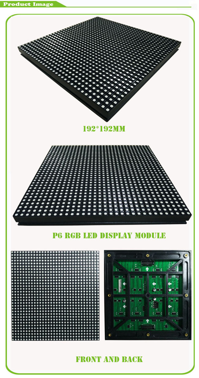 Waterproof SMD P6 Full Color LED Panel Module